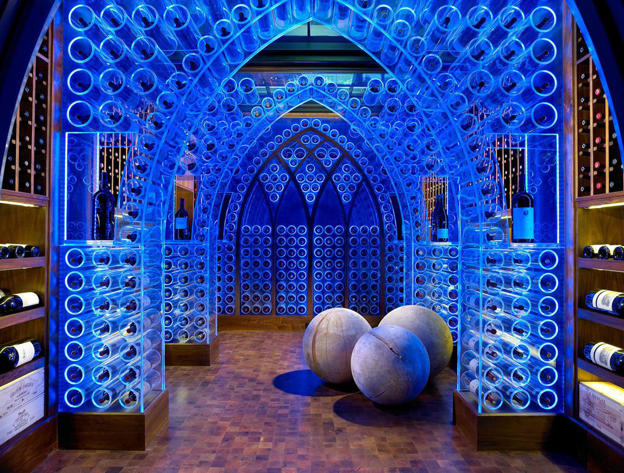 Incredible Pool House & Wine Cellar by Beckwith Interiors ...